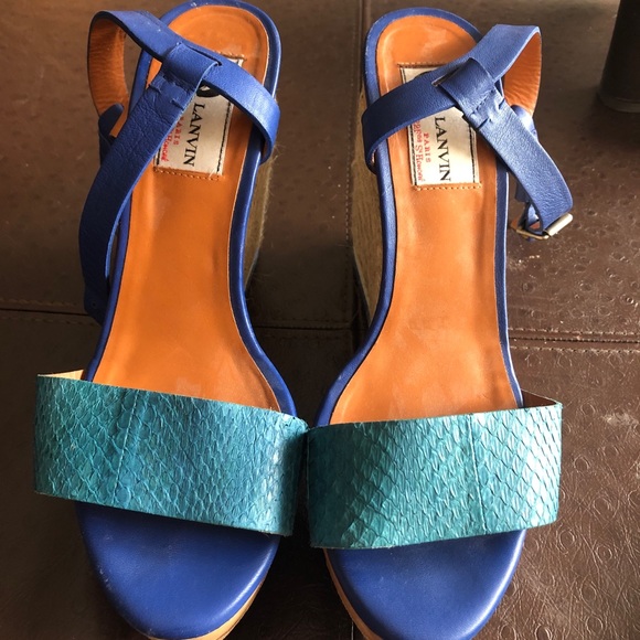 Lanvin | Shoes | Lanvin Wedges Size 8 Perfect Condition | Poshmark